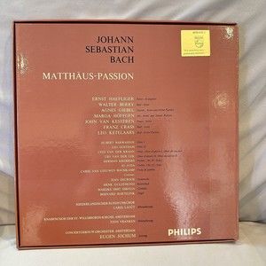 Media | Bach St Matthew Passion Haefliger Berry Giebel Eugen Jochum 4 ...